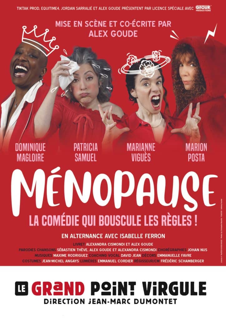 MÉNOPAUSE - Théâtre Le Grand Point Virgule